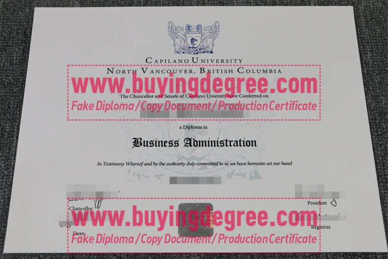 Multiple Ways to buy a fake Capilano University diploma certificate
