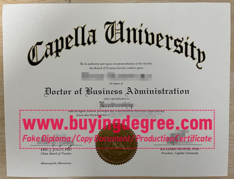 Specific reasons to buy Capella University diploma