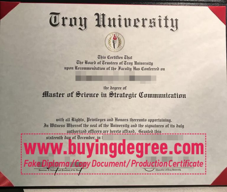 Why buy a fake Troy University degree online?