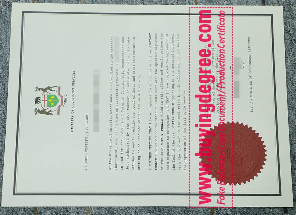 Notary Public Certificate Ontario at Gary Cathey blog