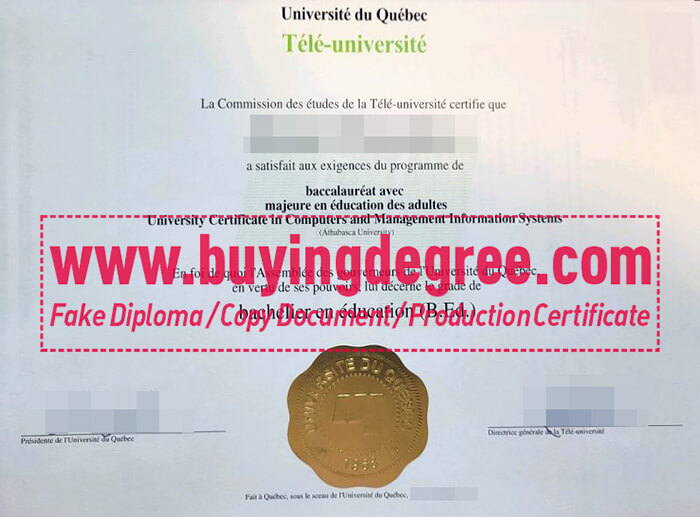 Buy a Université TÉLUQ degree, fake Télé-université diploma