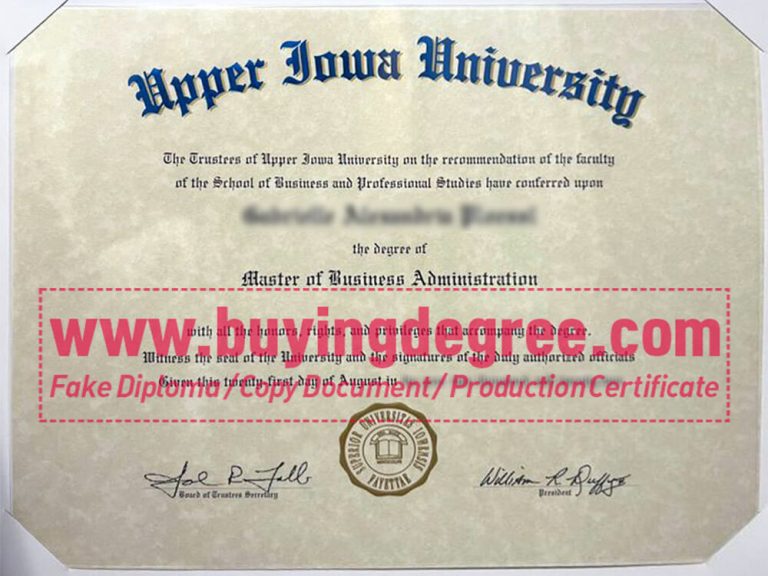 How to order a fake Upper Iowa University diploma certificate?